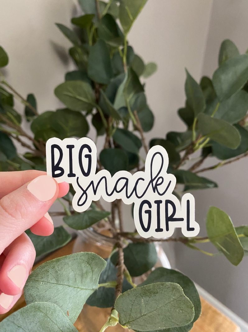 Big Snack Girl Sticker – Mae Designs XO